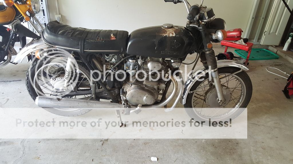 Well...here it is.... 69 CB350 - Atlanta | Honda Twins