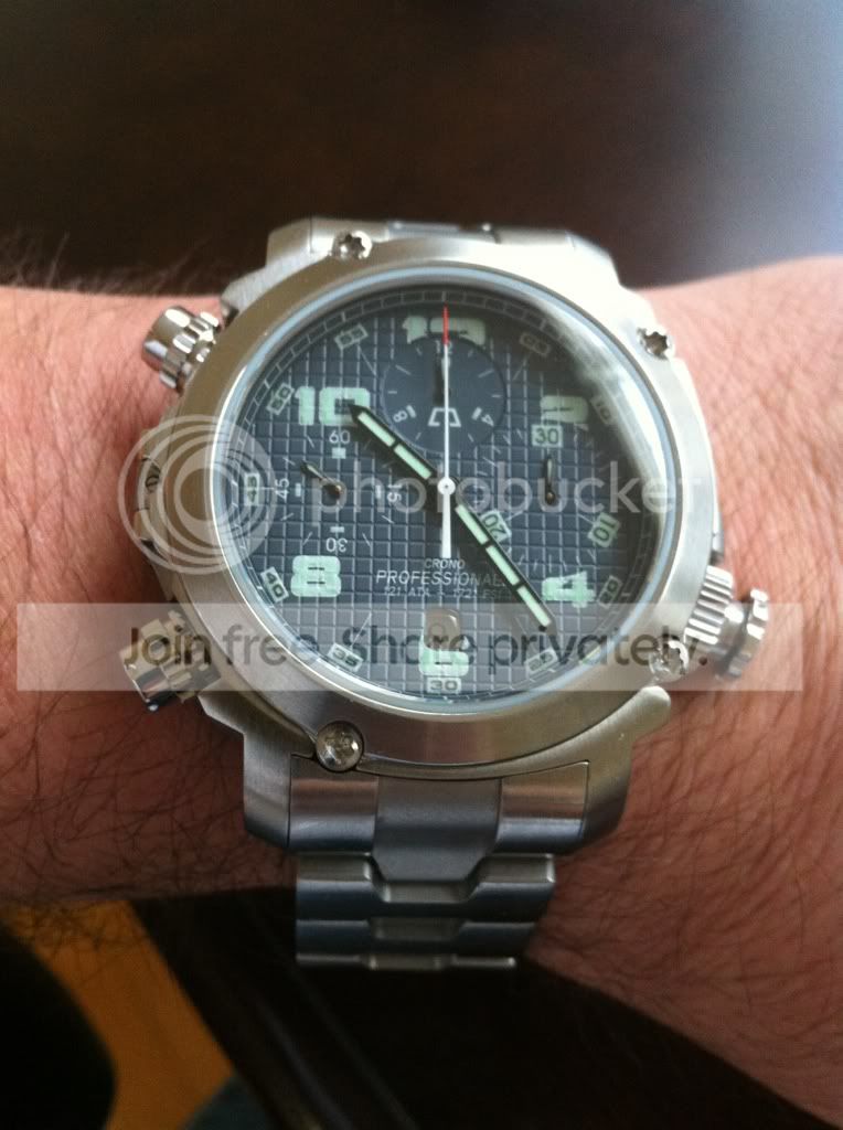FS: NM Anonimo Professionale Chronograph on Bracelet - RARE ...