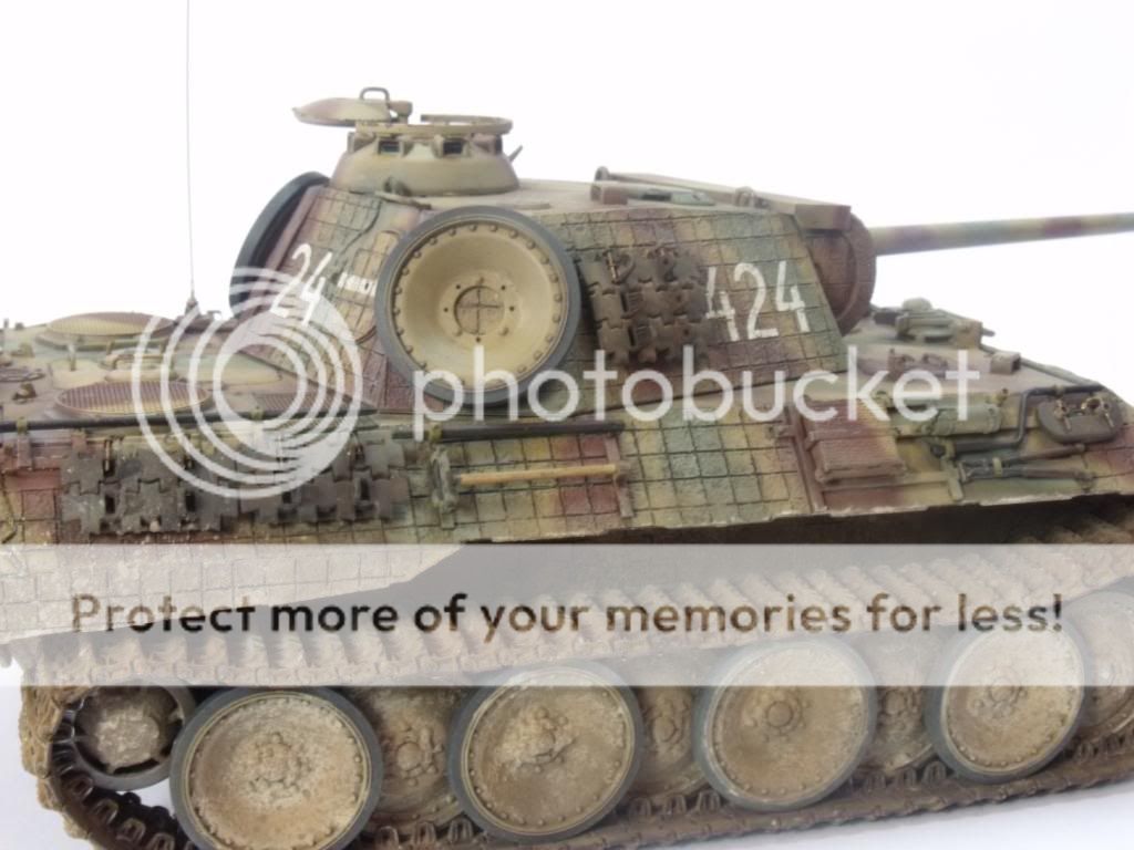 Pz.Kpfw.V Panther Ausf. A.Tank 424,4th Company of I./Pz.Rgt.24 - Ready ...