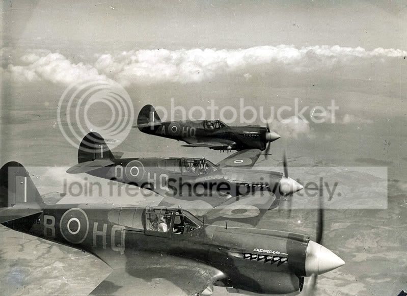 P-40E, FE-V, NZ 3027 2 O.T.U. Ohakea RNZAF - Curtiss P-40 Single Type ...