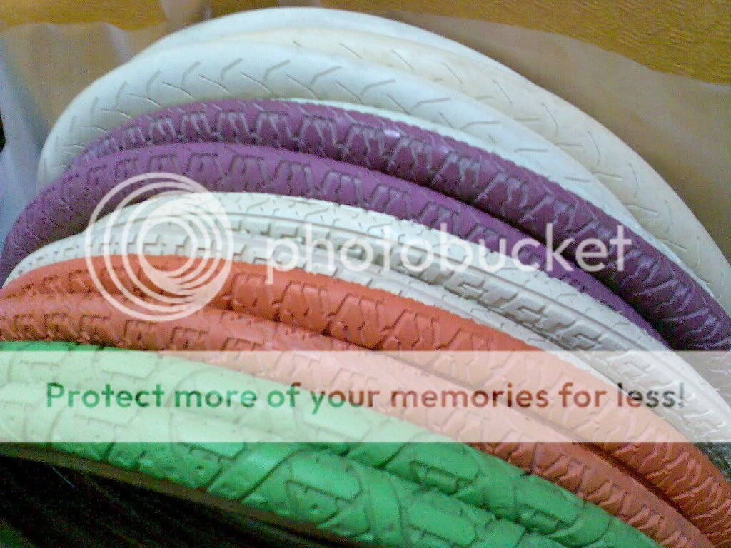 My colored tires collection. - BMXmuseum.com Forums