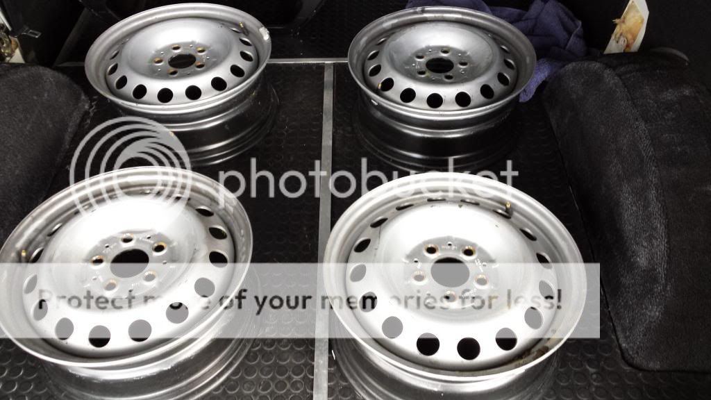 banded steels back from painters | VW T4 Forum - VW T5 Forum