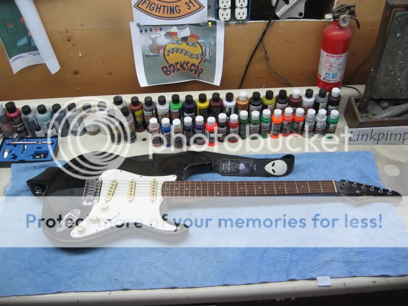 How to Custom Paint your Electric Guitar (step-by-step) 50+ pics ...