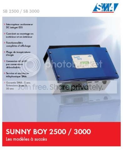 comment reconnaitre un SB 3000TL d'un SB 3000TL-20 - Forum photovoltaïque